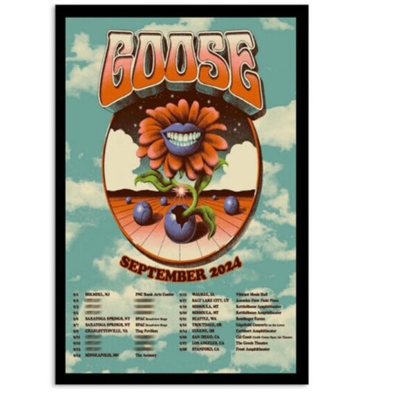 Art | Goose September 224 Tour Poster | Poshmark